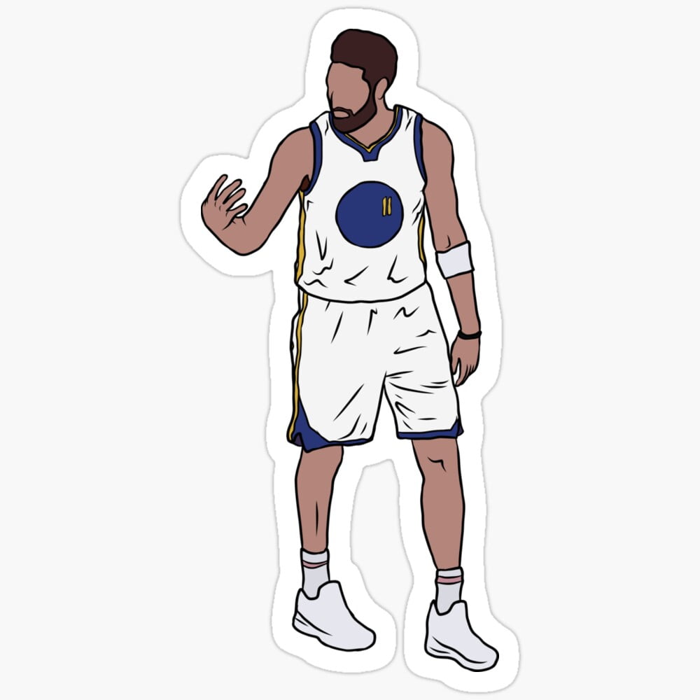 Klay Thompson 4 Rings Taunt Sticker Phone Decal Water Bottle Stickers ...