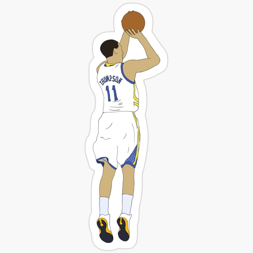 Klay Thompson Jumpshot Sticker Phone Decal Water Bottle Stickers Car ...