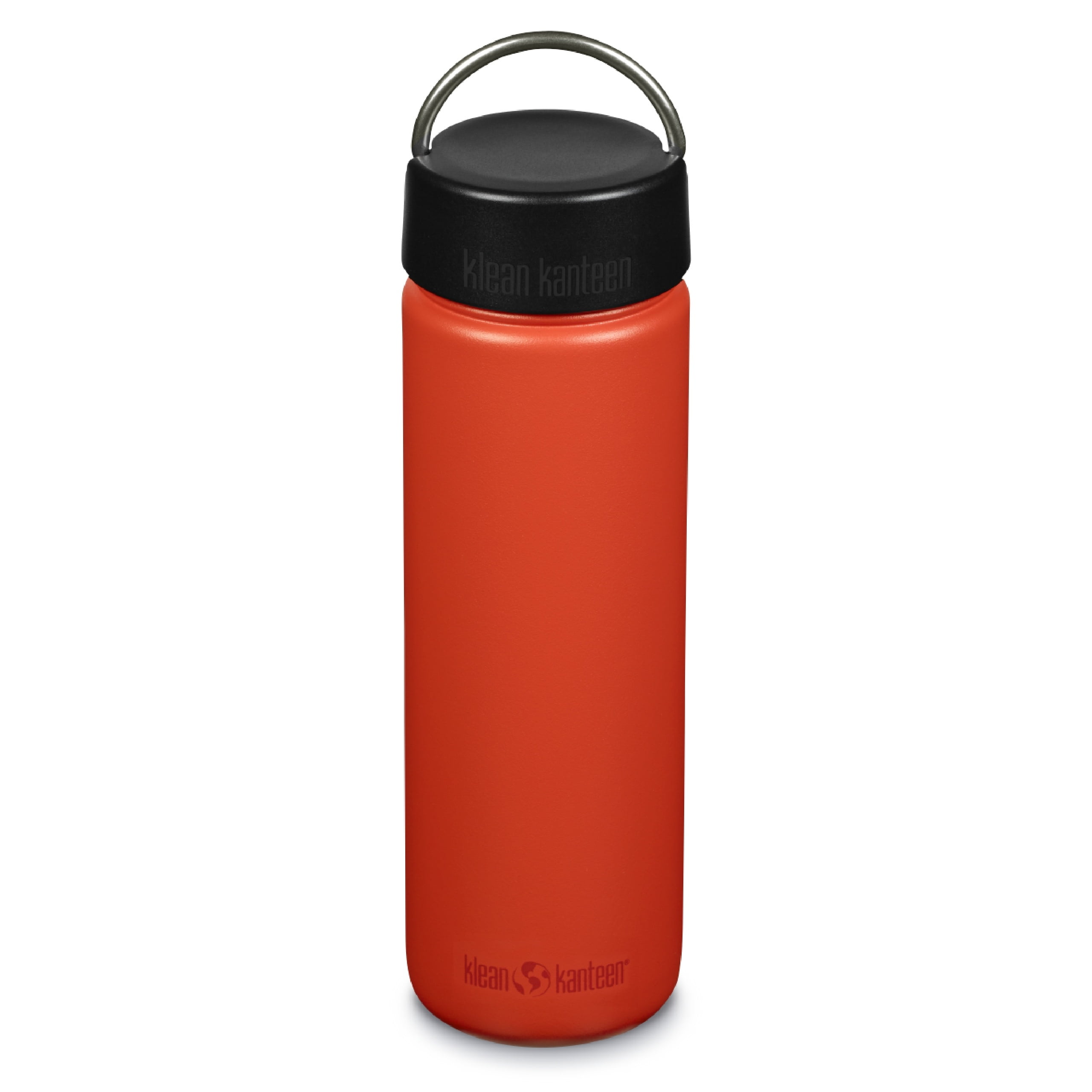 Klean Kanteen Wide w/Wide Loop Cap, 27oz, Tiger Lily - Walmart Business ...