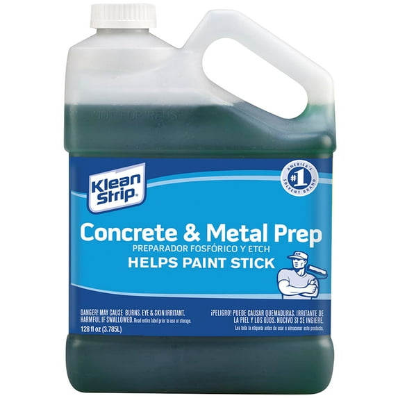 Klean Strip Concrete & Metal Prep 1 gal Liquid - Walmart.com