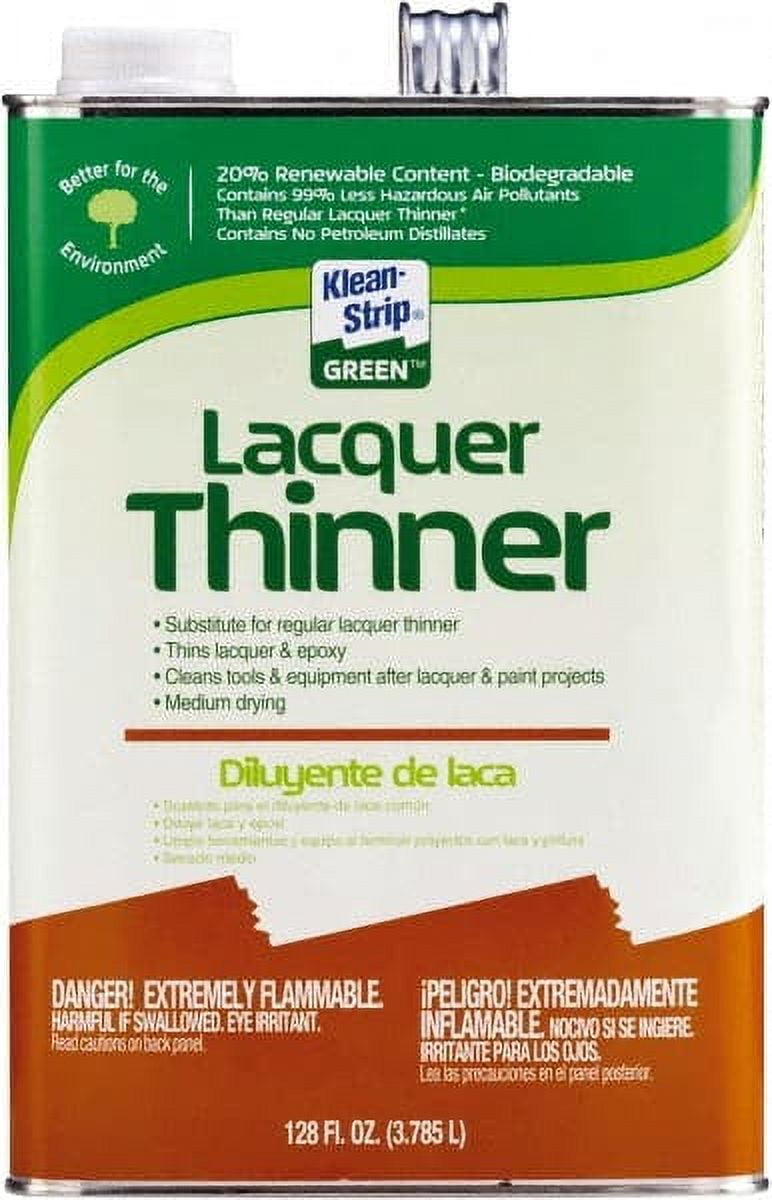 Free Shipping! Klean Strip GKGL75008 Lacquer Thinner, Liquid, Water ...