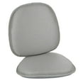 Klear Vu Gripper Non-Slip Mid Century Modern Shell Chair Cushion, Gray ...