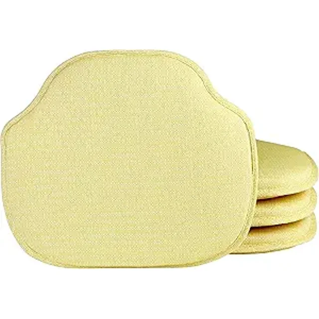 The Gripper Non-Slip Windsor Chair Cushion, for the Kitchen and living Room, 16x15 Inches, Set ...