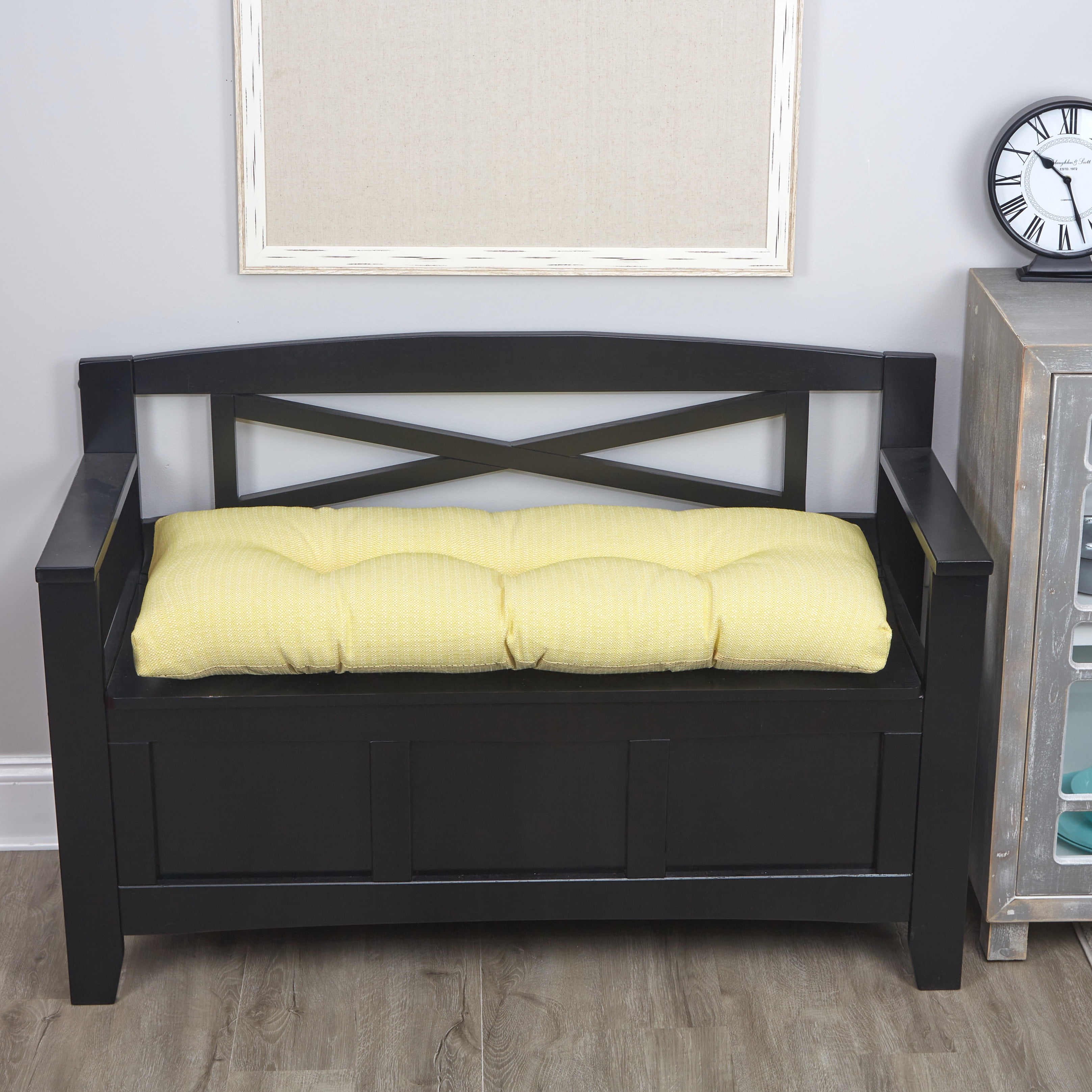 Klear Vu Gripper Omega Tufted Universal 35-inch Bench Cushion - Walmart.com