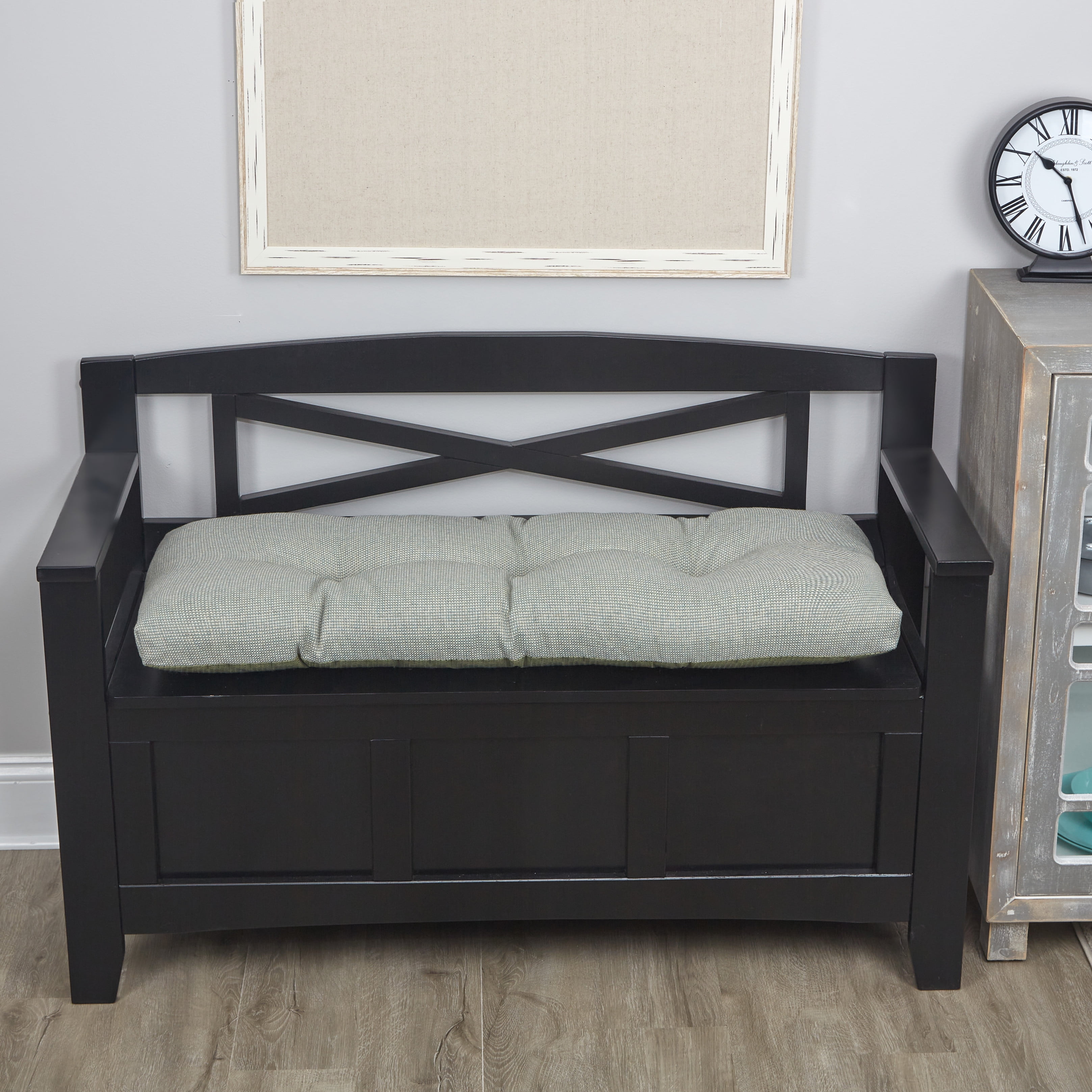 Klear Vu Gripper Omega Tufted Universal 35-inch Bench Cushion - Walmart.com