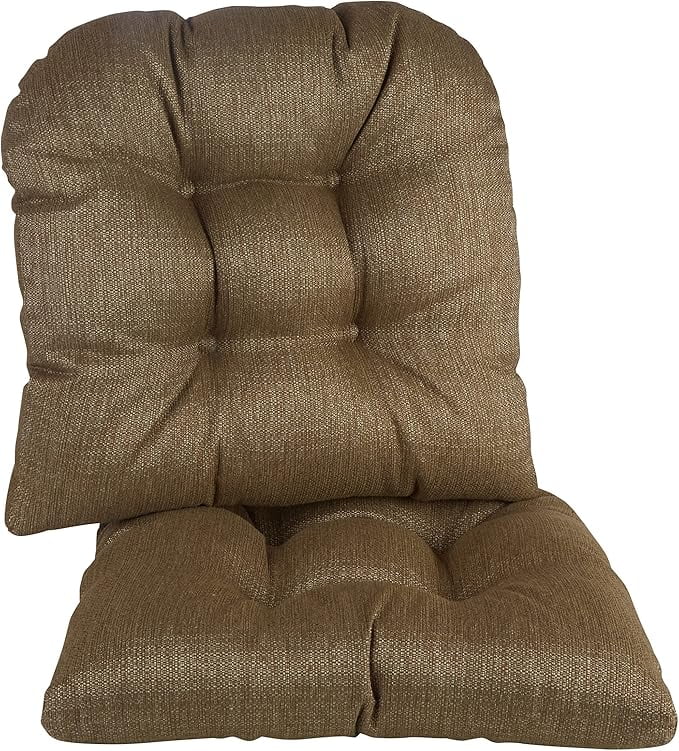 Klear Vu Gripper Overstuffed Universal Non-Slip Dining Chair Cushions for Kitchen Decor or ...