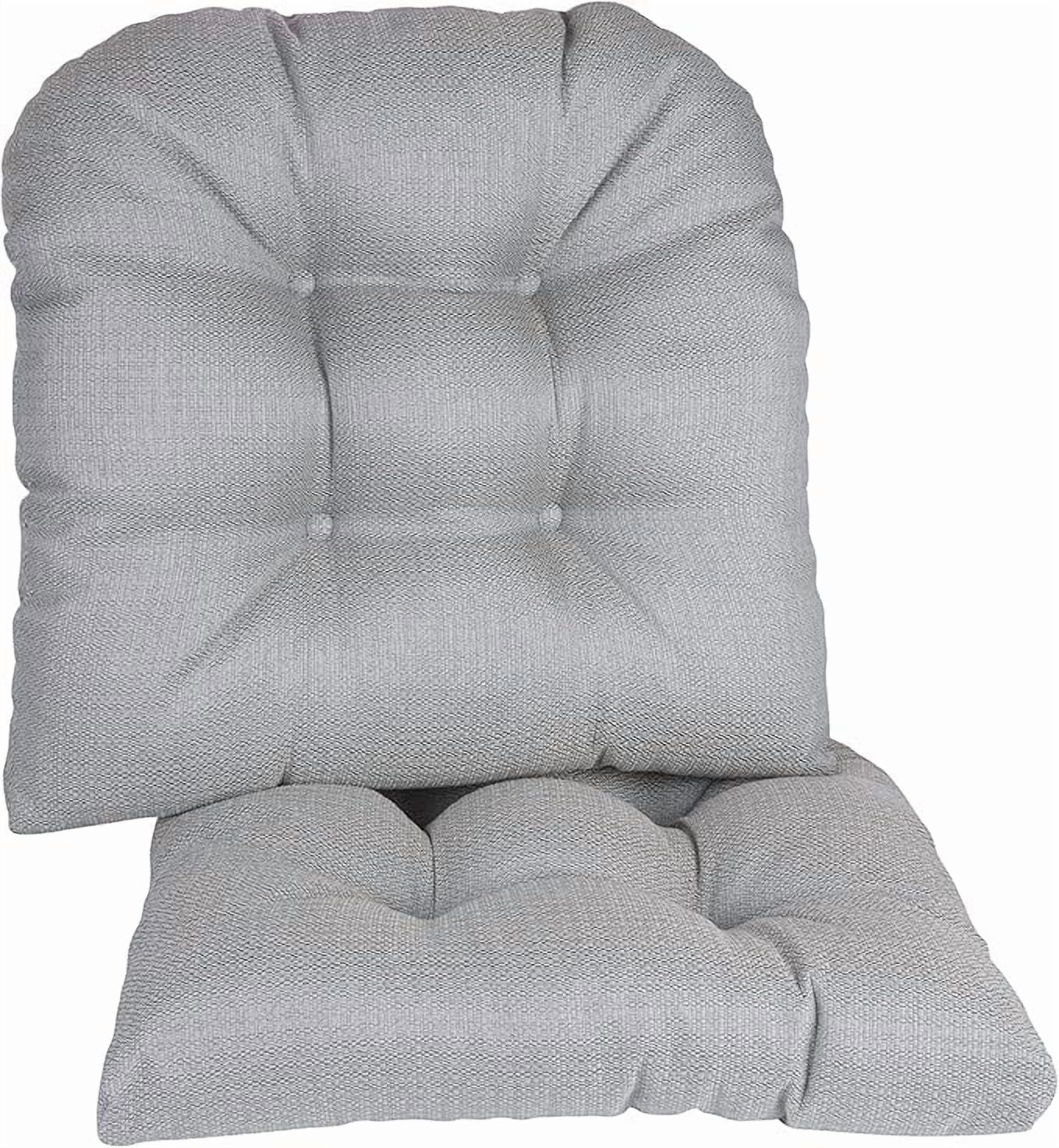 Klear Vu Gripper Overstuffed Universal Non-Slip Dining Chair Cushions ...