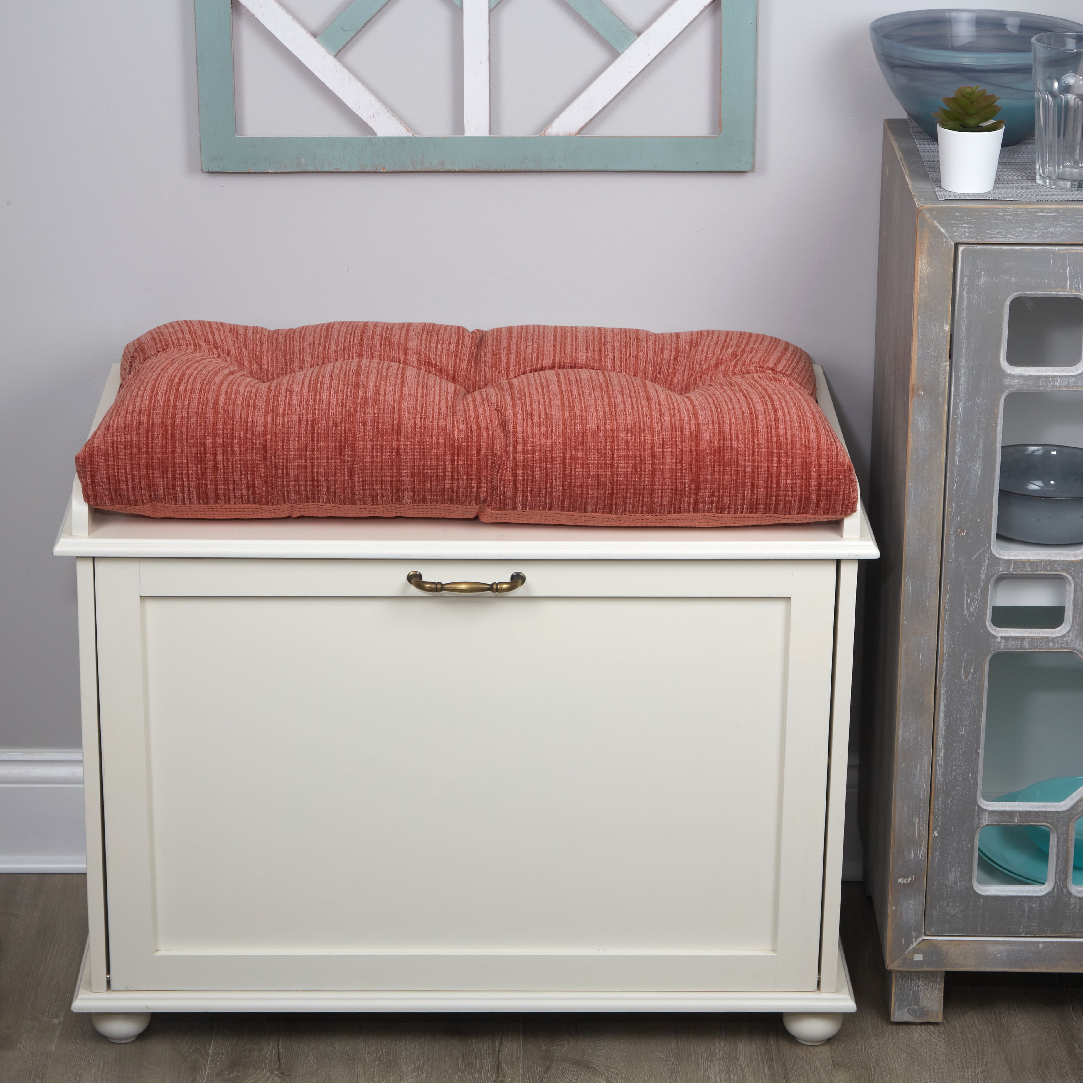 Free Shipping! Klear Vu Gripper Polar Tufted 27-inch Bench Cushion - Walmart.com - Walmart.com