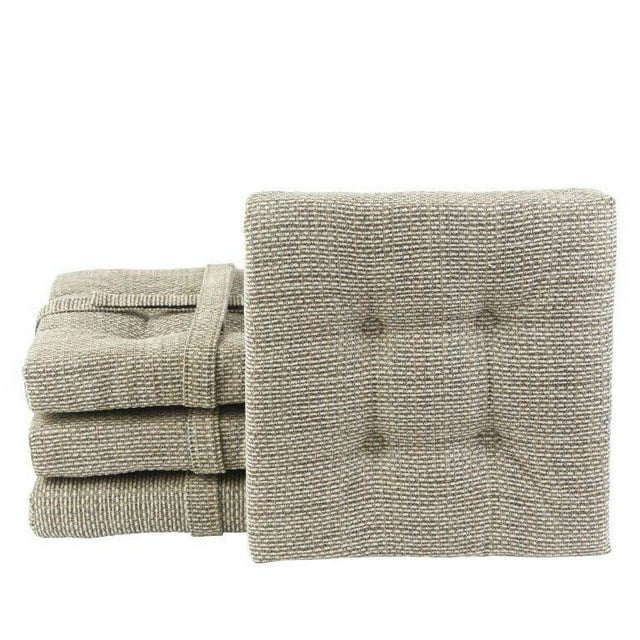 Klear Vu Gripper Square 15" x 15" Bar Stool Cushion with Velcro Straps ...