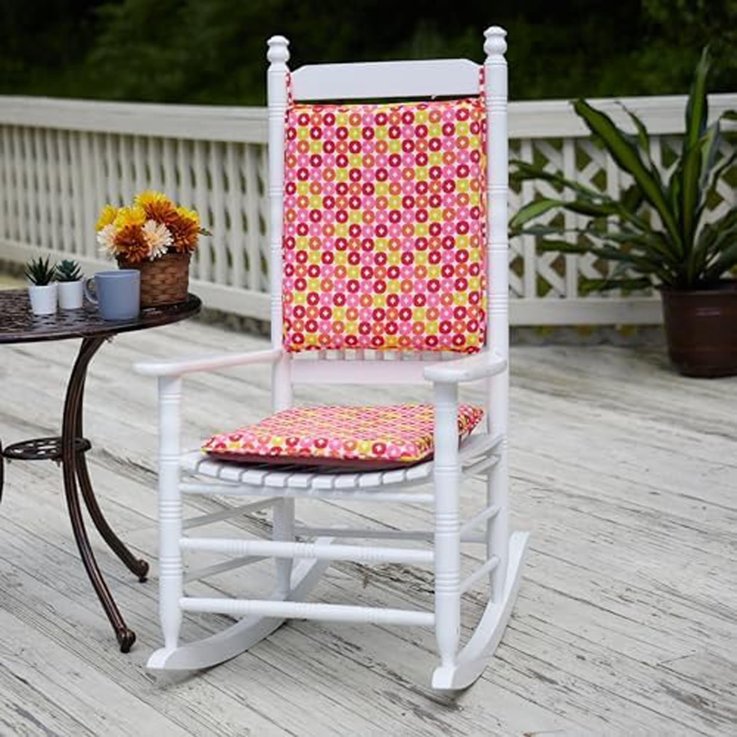 Klear Vu Porch Rocking Chair Cushion Set, Assembled in The USA, Stylish ...
