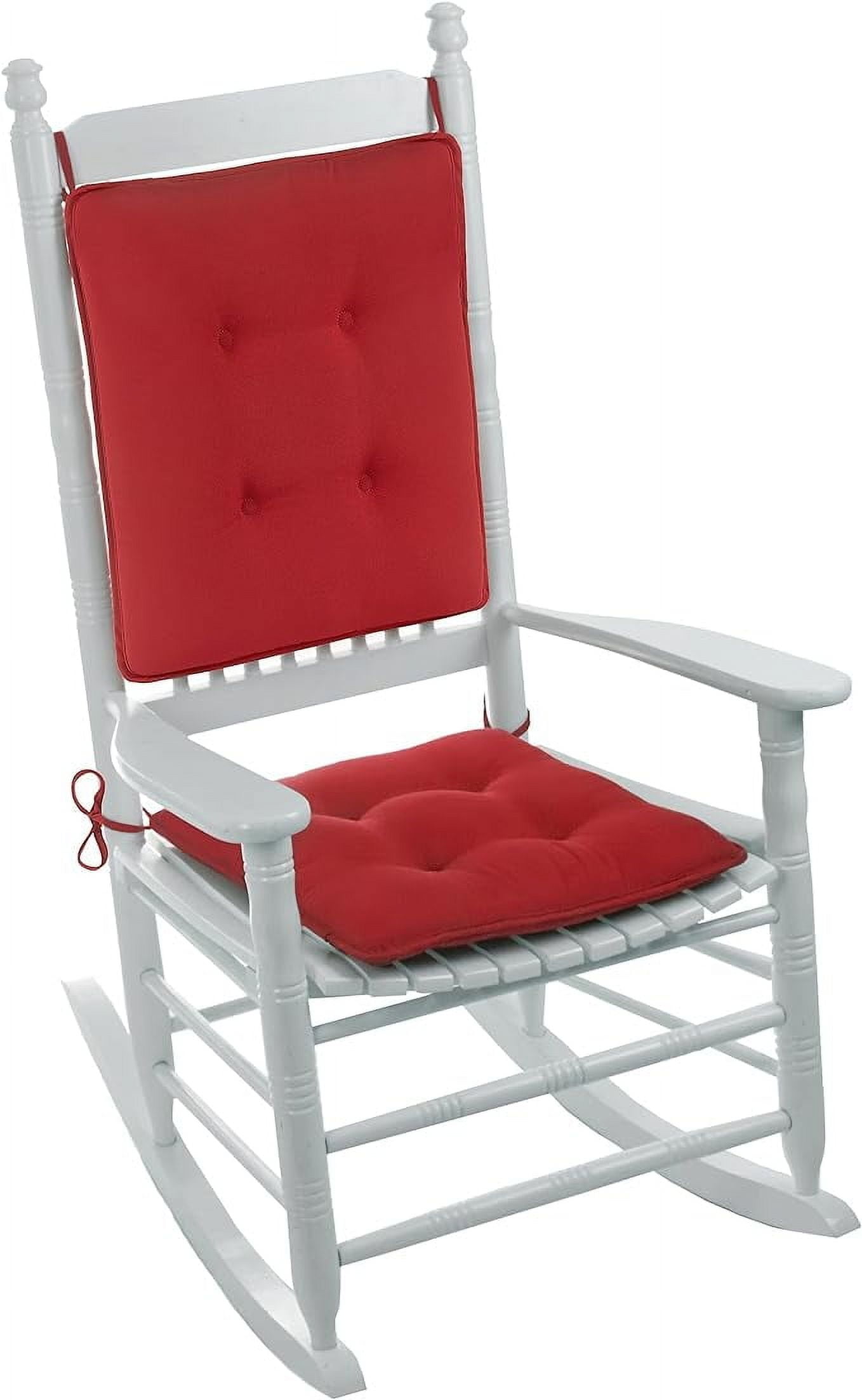 Klear Vu Porch Rocking Chair Cushions Set, Suitable for Living Room ...