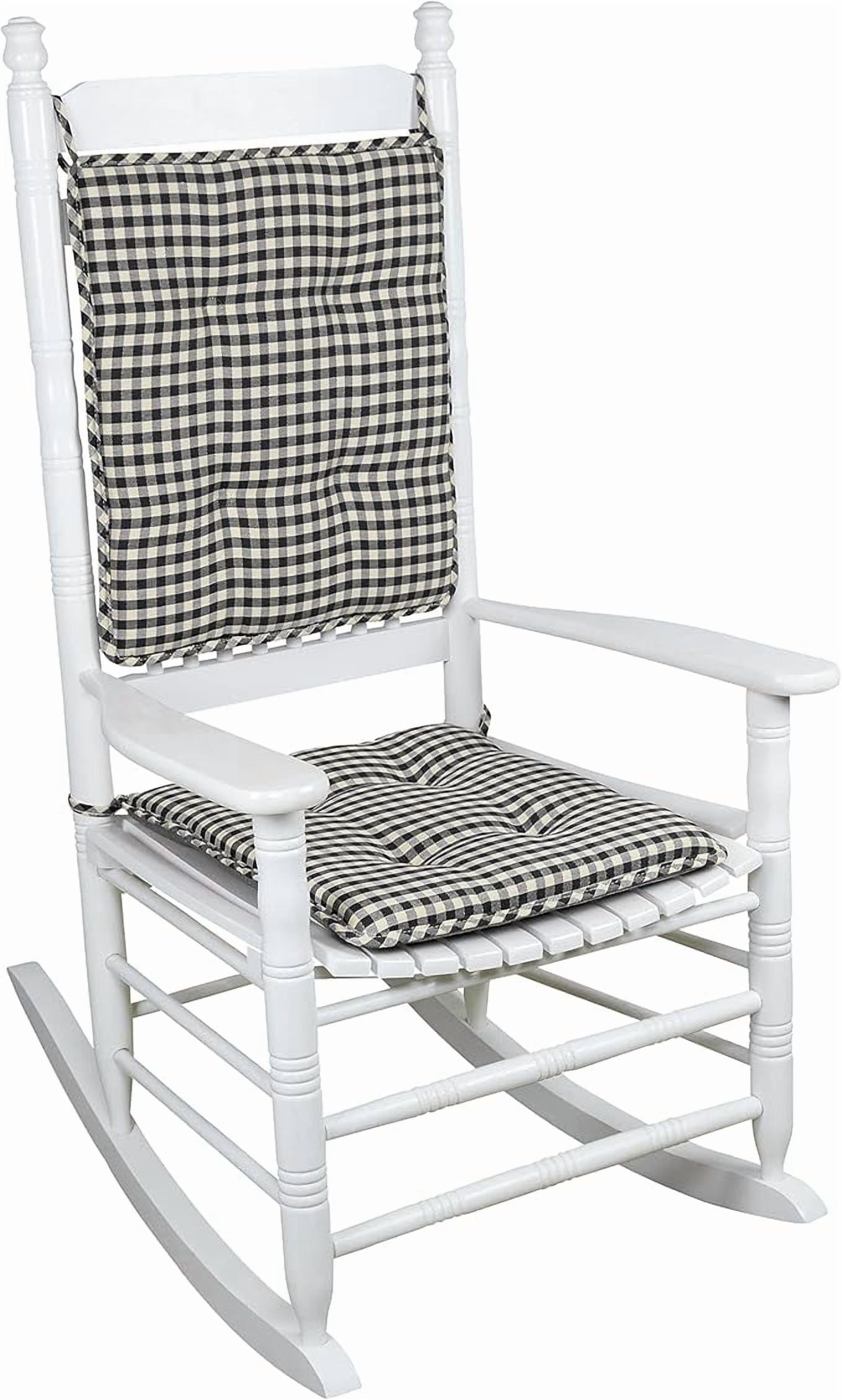 Klear Vu Porch Rocking Chair Cushions Set, Suitable for Living Room ...