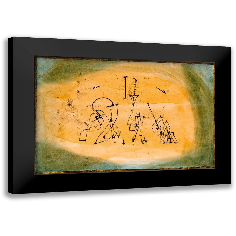 Klee, Paul 14x11 Black Modern Framed Museum Art Print Titled - Abstract ...