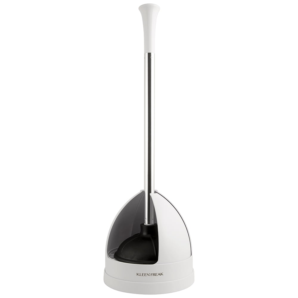 Kleen Freak Premium Antimicrobial Plunger and Hideaway Tray Combo ...