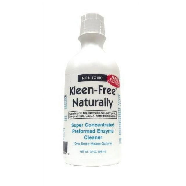 Kleen-Free Naturally Preformed Enzyme Cleaner (Fresh Scent, 32oz ...