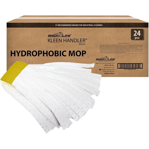 Kleen Handler Hydrophobic Mop Head Replacement, Industrial Heavy Duty ...