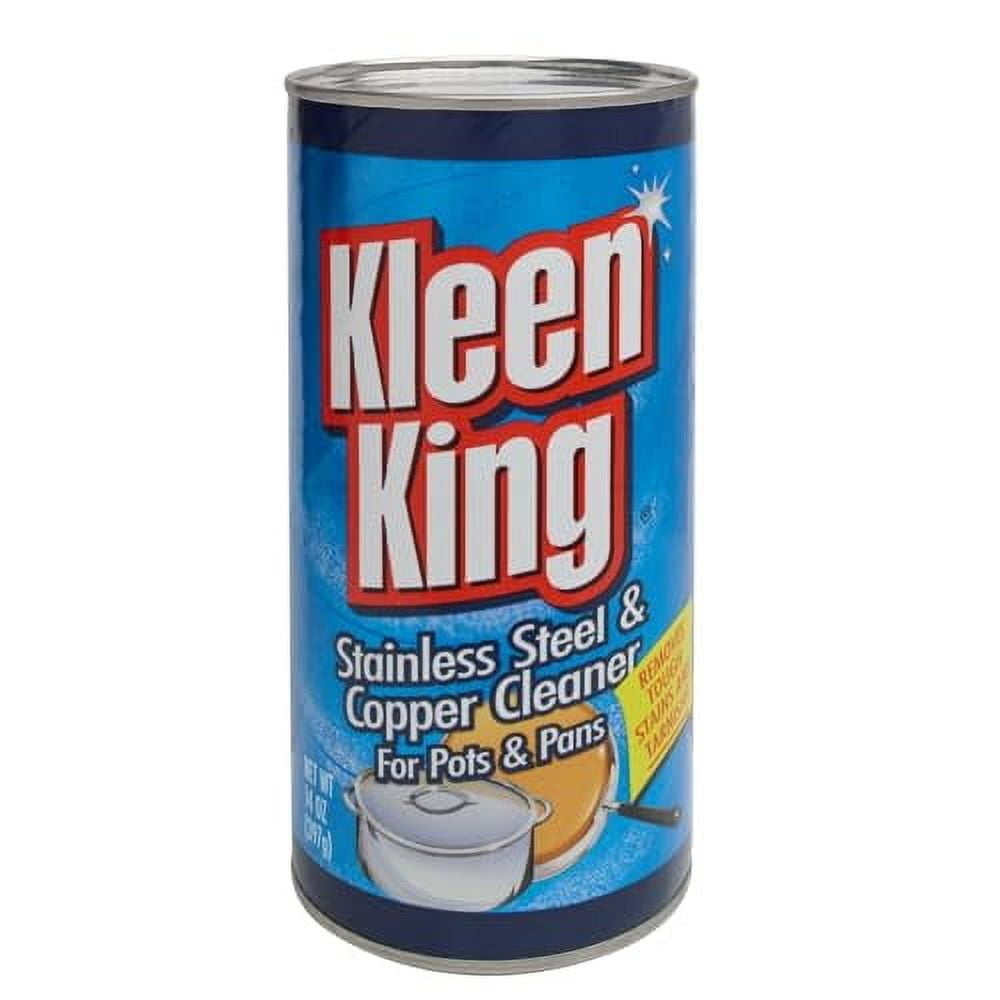 Kleen King 4 Pk, Stailess Steel & Copper Cleaner for Pots & Pans, 14 Oz ...
