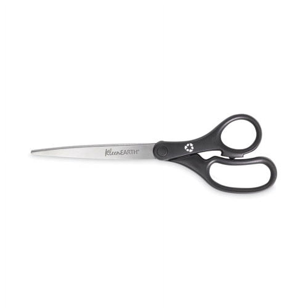 Kleenearth Basic Plastic Handle Scissors, 9" Long, 4.25" Cut Length ...