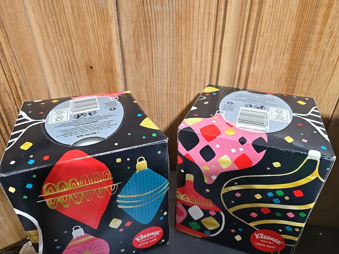 Kleenex Christmas Holiday Tissues Decorator Packages Square 2 Pack ...