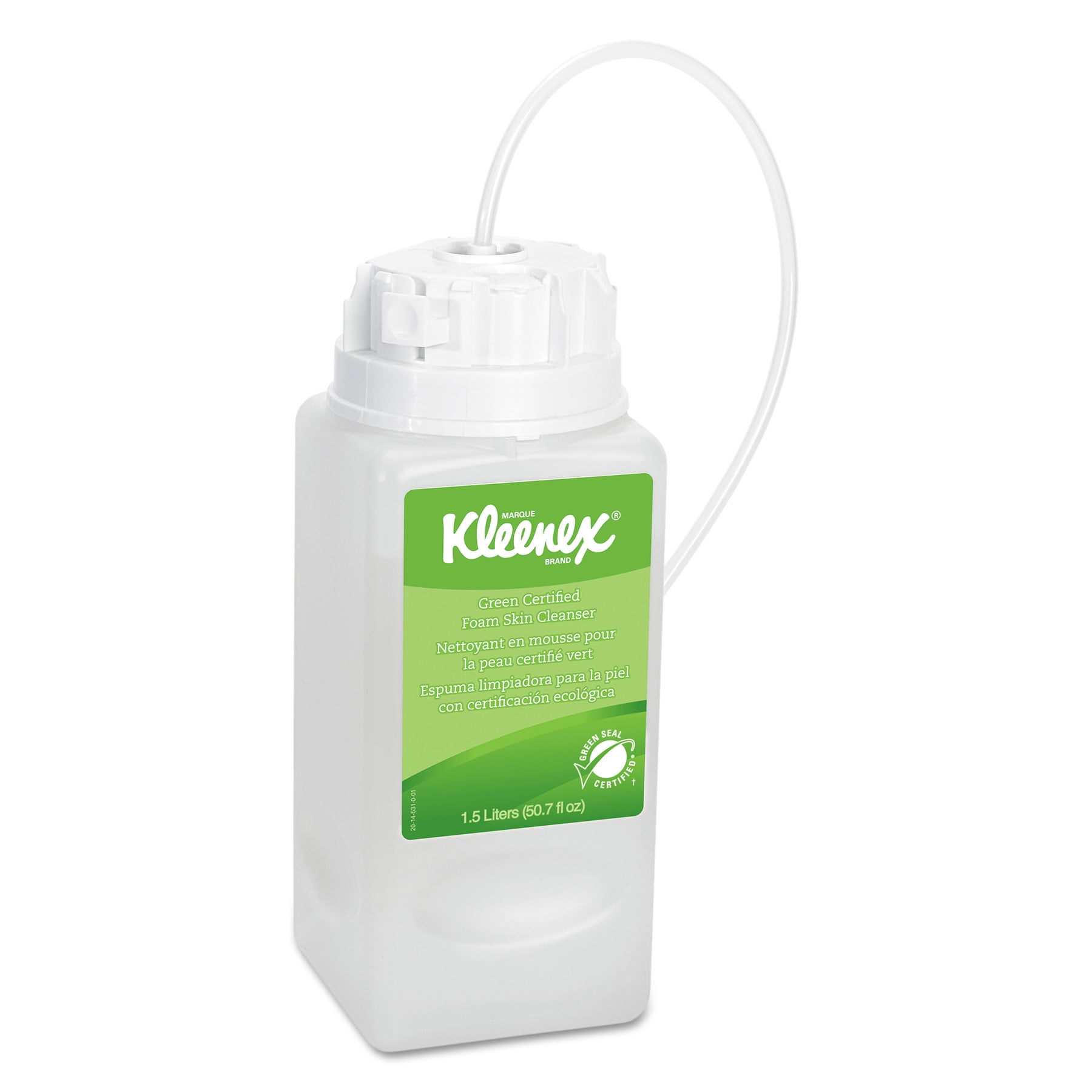 Kleenex Fragrance- & Dye-Free Foaming Skin Cleanser, 1500mL Refill ...
