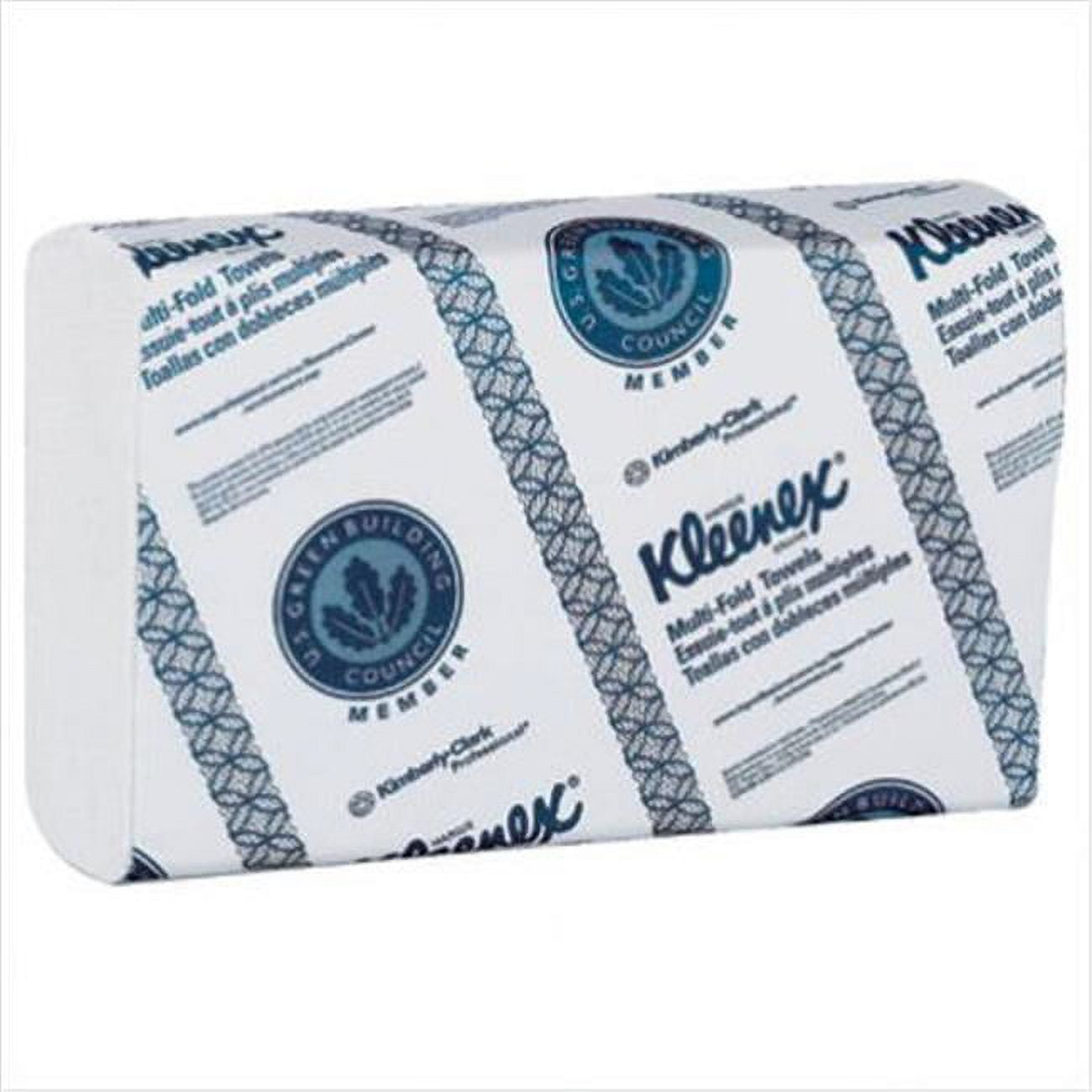 Kleenex Towels, White, Multi-Fold, 9.2 in W x 9.4 in L, 150 Sheets per ...