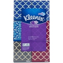 Kleenex Ultra Soft 3-Ply Facial Tissue, 85 Sheets per Box, 12-Pack ...