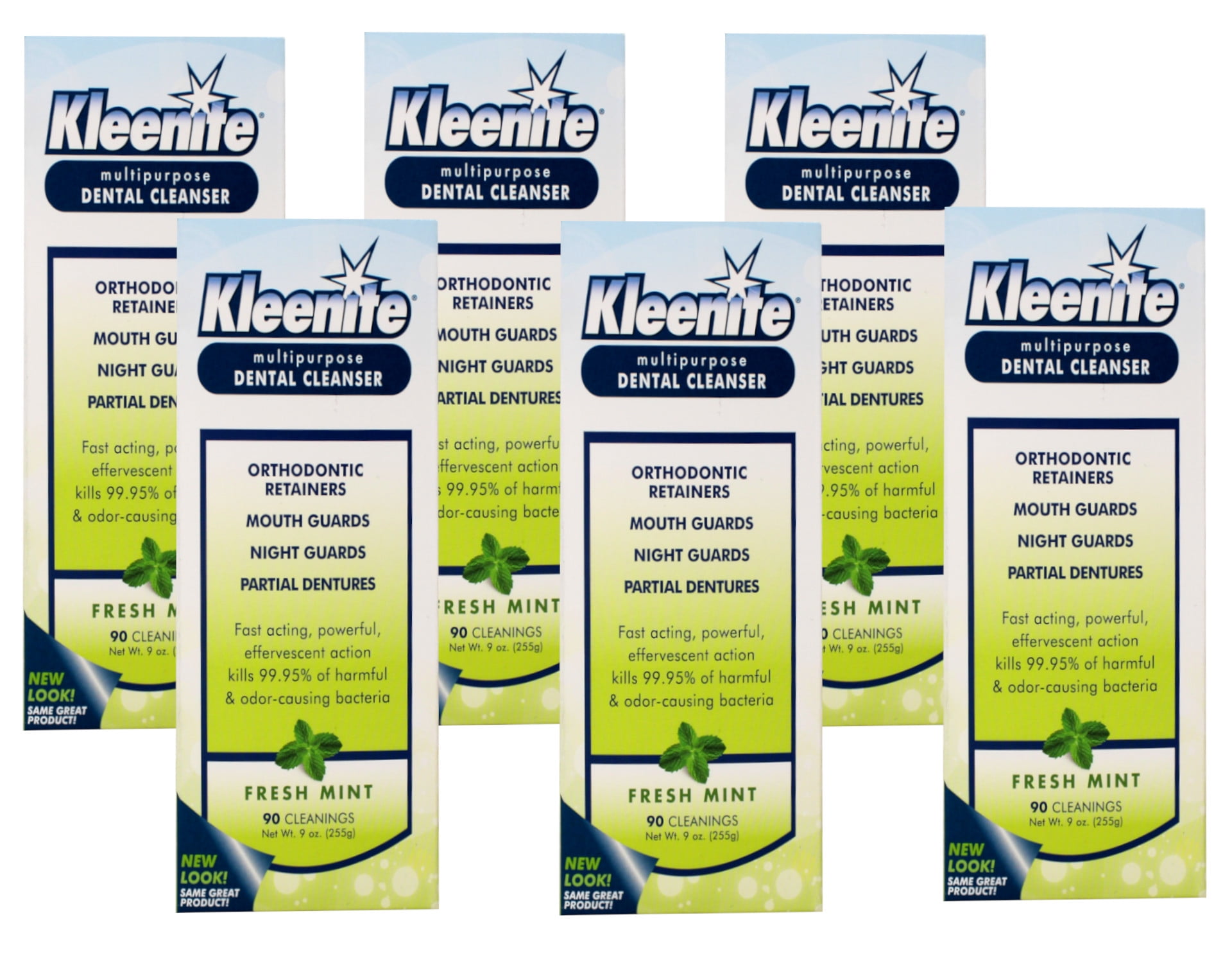 Kleenite Dental Cleanser Fresh Mint 9 oz (Pack of 6) - Walmart.com