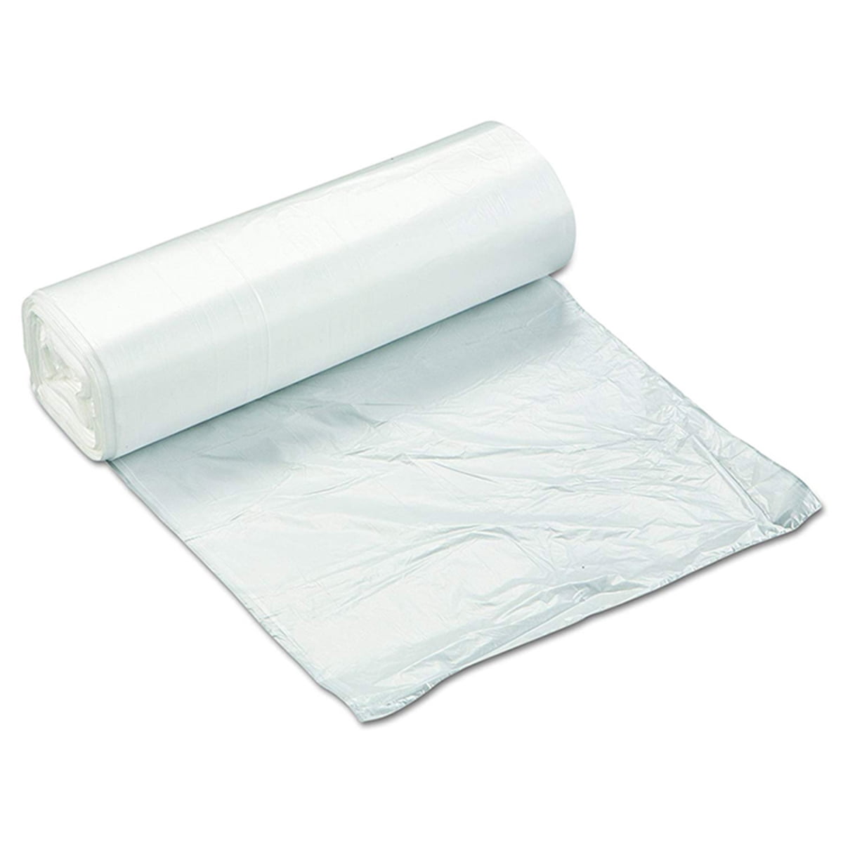 Kleenline 8-10 Gallon Can Liner, 24" x 24" x 6 MIC, Clear, 20 Rolls of ...