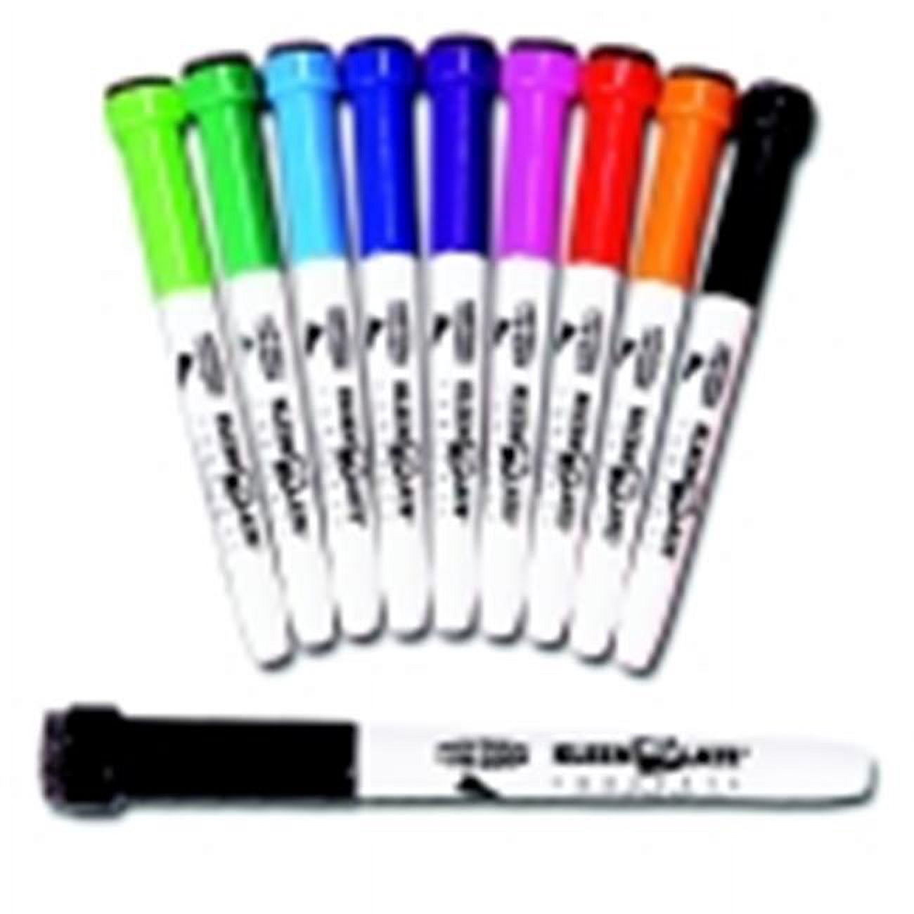 Kleenslate Dry Erase Marker With Eraser Cap, Pack 10 - Walmart.com