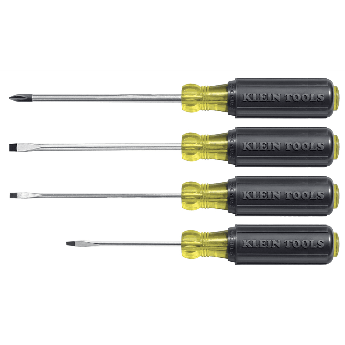 Klein 85484 SCREWDRIVER SET- 4-PC. MINI CUSHION-GRIP ASSORT. - Walmart.com