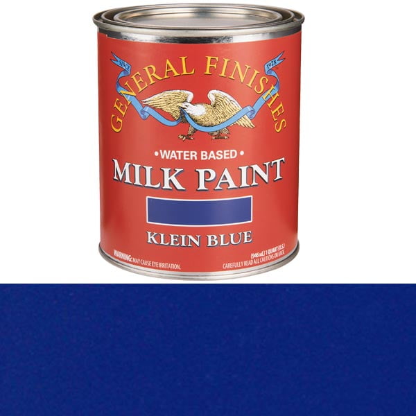 Klein Blue, General Finishes Milk Paint, Quart - Walmart.com
