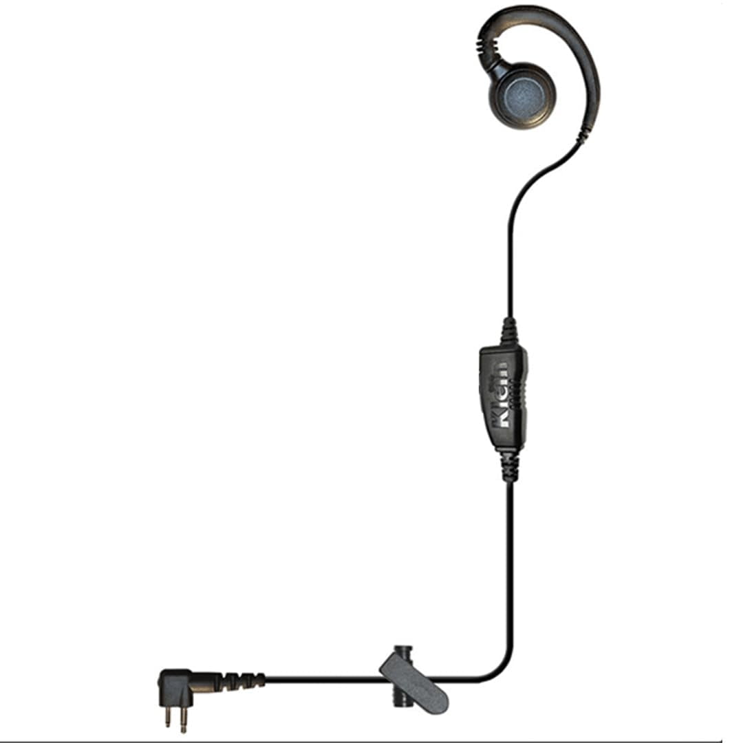 Klein Electronics Curl 2 Pin PTT Earpiece - in Line Microphone PTT ...