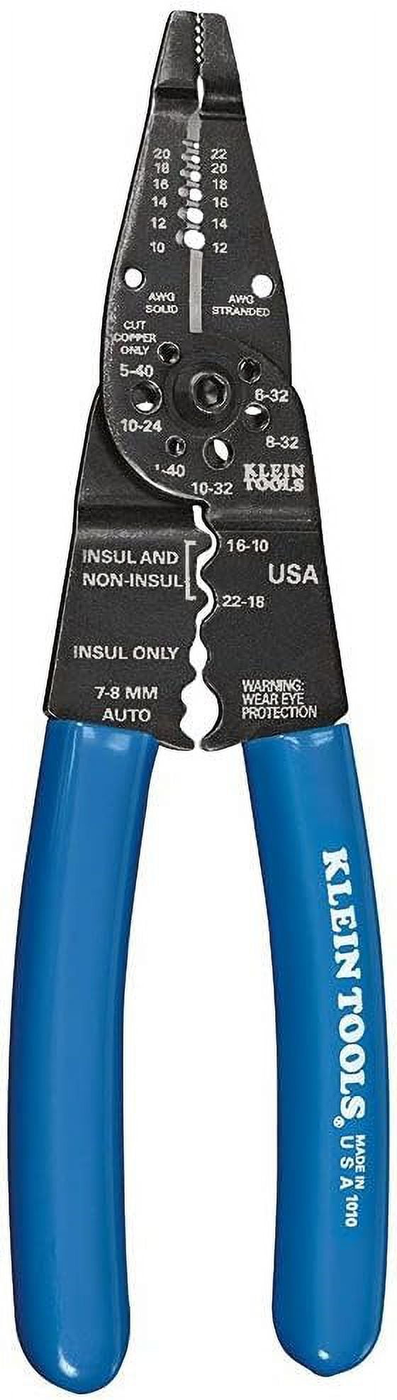 Klein Tools 1010 Multi Tool Long Nose Wire Cutter, Wire Crimper ...