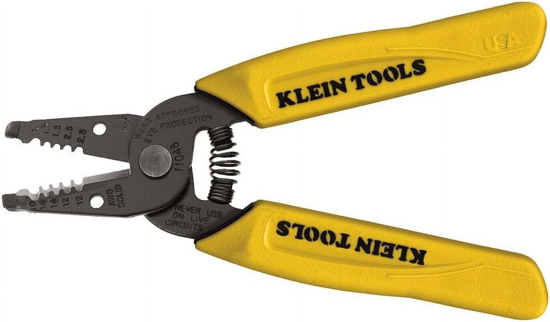 Klein Tools 11048 Dual Wire Stripper Cutter for Solid Wire - Walmart.com