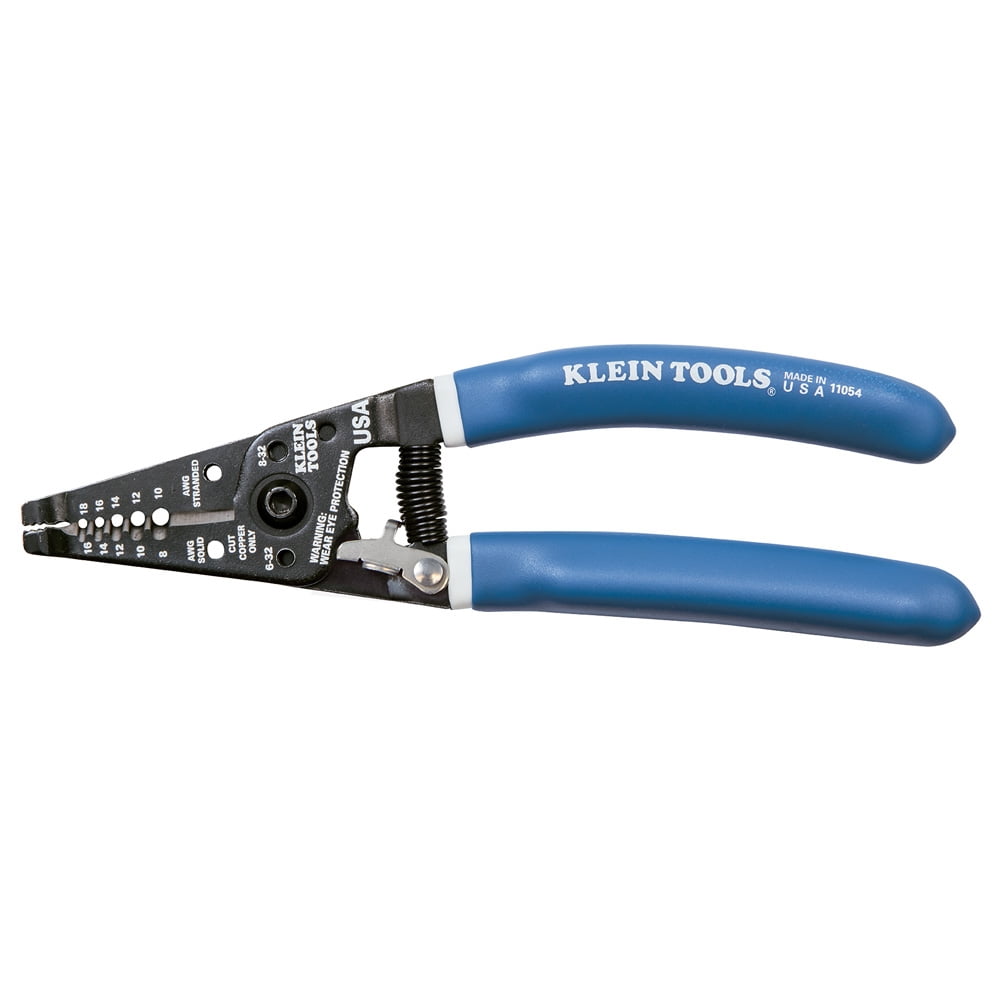 Klein Tools 11054 Wire Stripper/Cutter with Closing Lock - Walmart.com