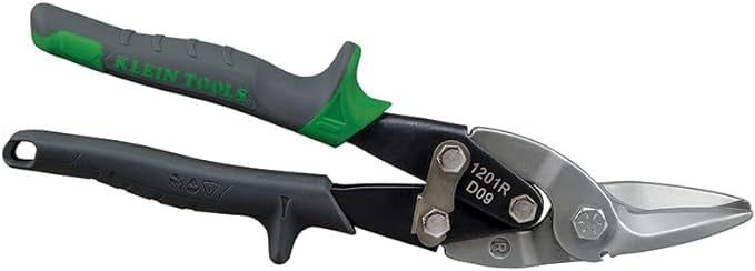 Klein Tools 1201R Metal Shears, Aviation Snips with Wire Cutter, Right ...