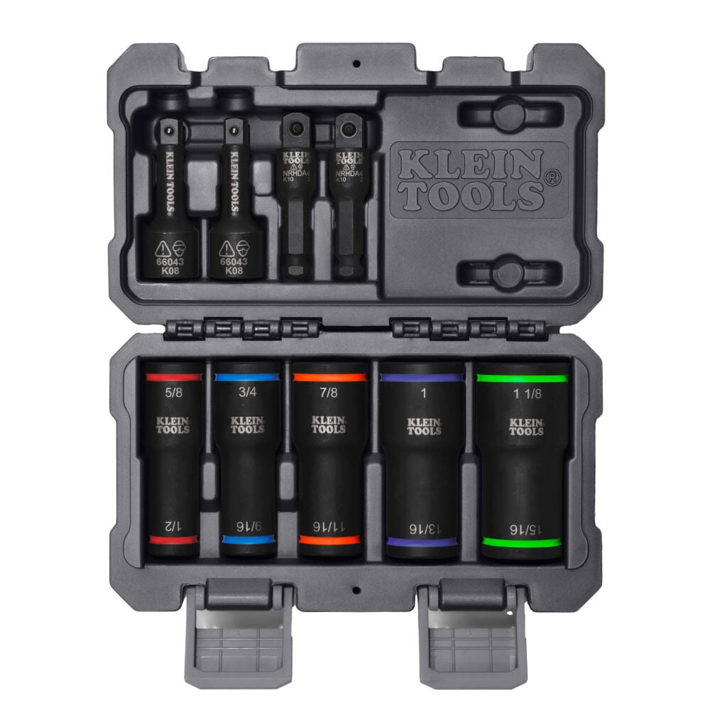 Klein Tools 2-In-1 Impact Flip Socket Set, 5 Pieces - Walmart.com