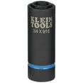 Klein Tools 66004 3/4 in. and 9/16 in. 6 Point 2-In-1 Impact Socket ...