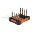 Klein Tools High Speed Steel Drill and Tap Bit Set 8 pc. - Walmart.com