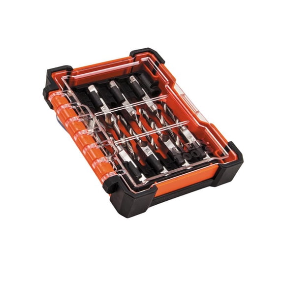 Klein Tools High Speed Steel Drill and Tap Bit Set 8 pc. - Walmart.com