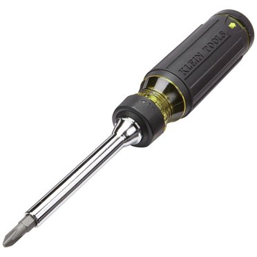 Klein Tools 32308 8-in-1 Adjustable Length Multi-Bit Stubby Screwdriver ...