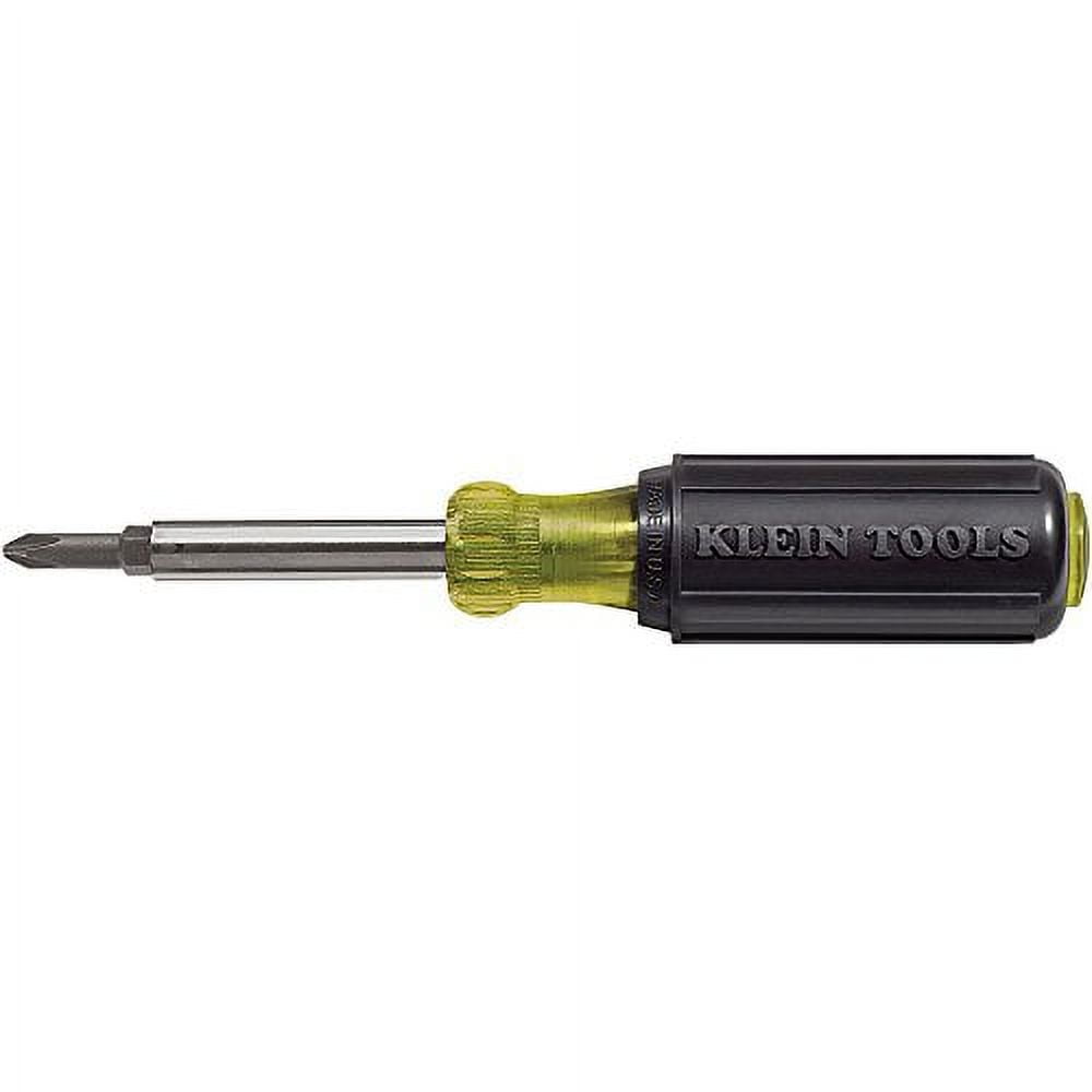 Klein Tools 32476 5-In-1 Multi-Bit Screwdriver / Nut Driver with 2 ...