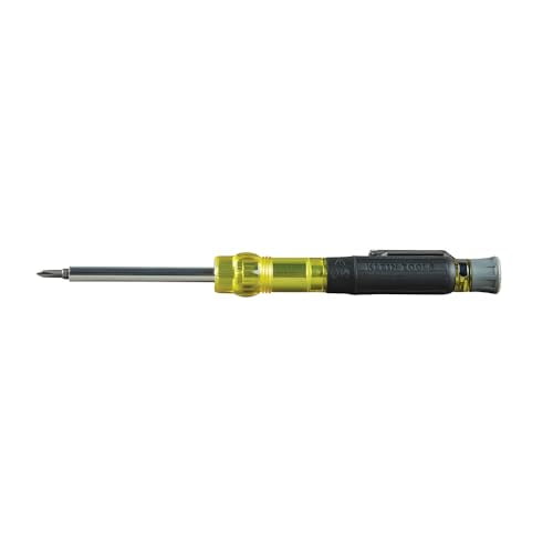 Klein Tools 32613 Multi-Bit Screwdriver, Precision HVAC 3-in-1 Pocket ...