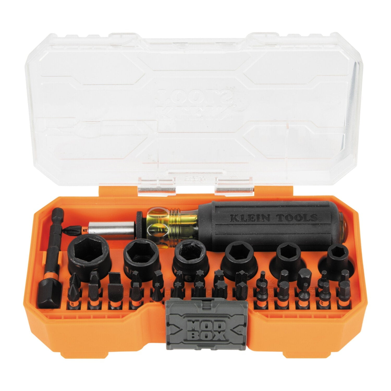 Klein Tools 33805 ProFlex Impact Screwdriver Bit and Socket Set, 38 Pc ...