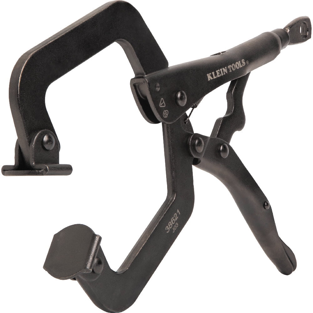 Klein Tools 38621 C-Clamp Locking Pliers with Swivel Jaws, 9" - Walmart.com