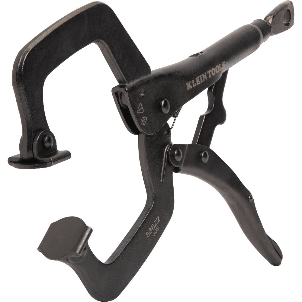 Klein Tools 38622 C-Clamp Locking Pliers with Swivel Jaws, 11-Inch ...