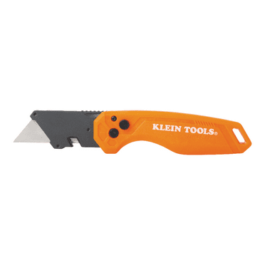 Klein Tools 44218 Cable Skinning Utility Knife w/Replaceable Blade ...