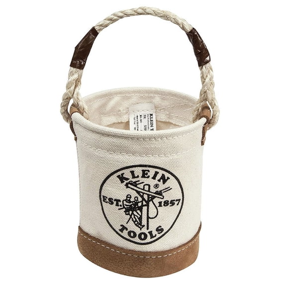 Klein Tools, Tool Bucket, 5104MINI, Leather-bottom, 6 in. tall ...