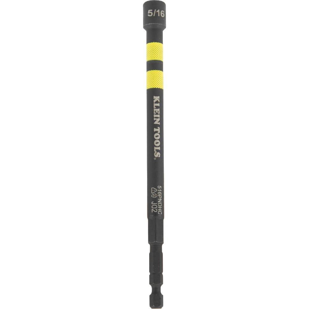 Klein Tools 516PNDHC 5/16-Inch Magnetic Color-Coded Power Nut Driver ...
