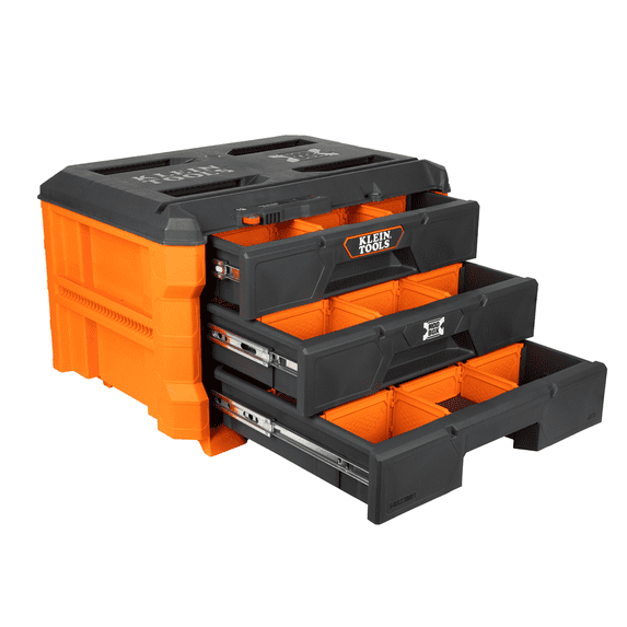 Klein Tools, TOOLBOX, MODbox Three Drawer, Heavy-Duty Toolbox - Walmart.com